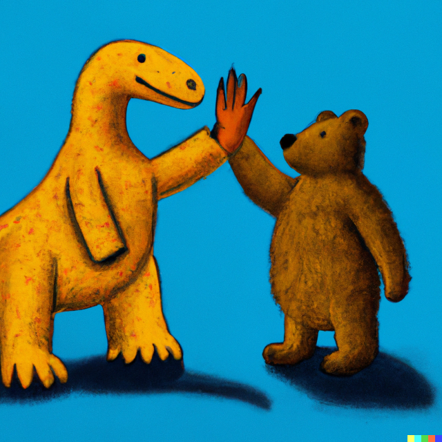 Taddy & Rapty, a friendship in 68 artistic styles, using AI - Yannick ...